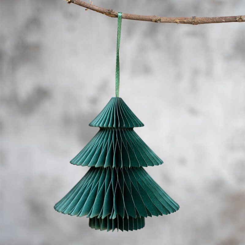 Wholesale Honeycomb Foldable Christmas Tree Window Display Decoration ...