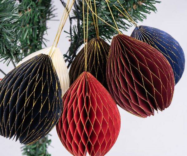 Wholesale Honeycomb Foldable Christmas Tree Window Display Decoration ...